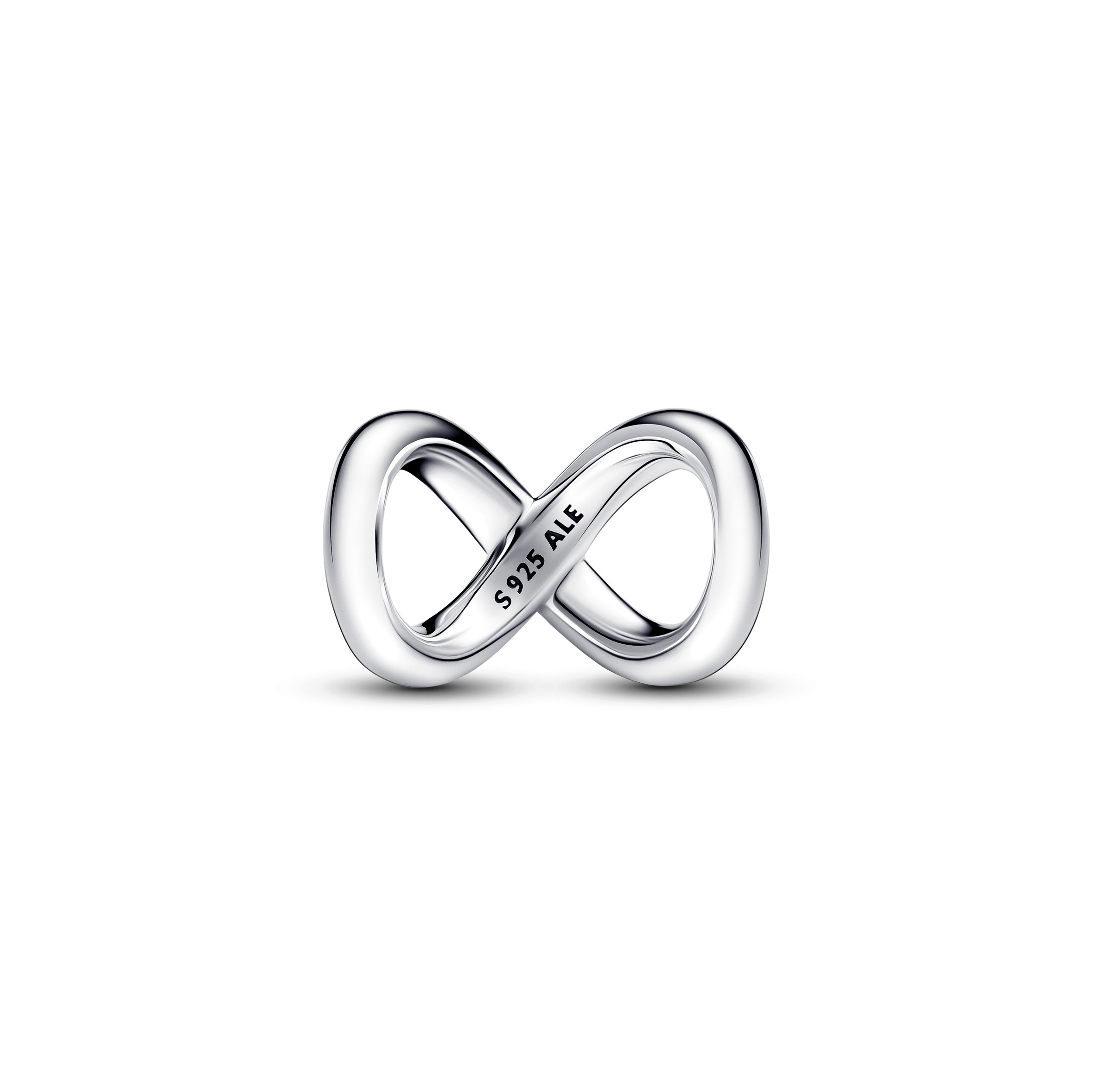 Infinity symbol sterling silver charm - Gullsmed Gams-Haugsøen